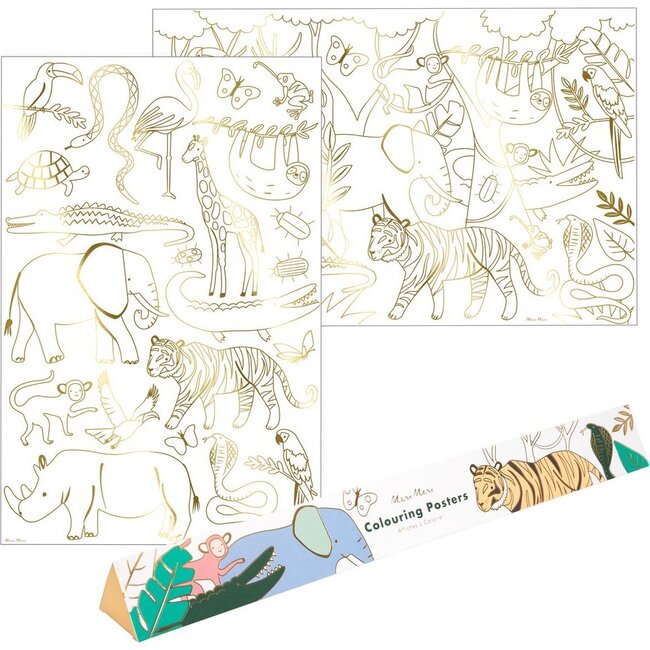 Jungle Coloring Posters – Patet Gifts