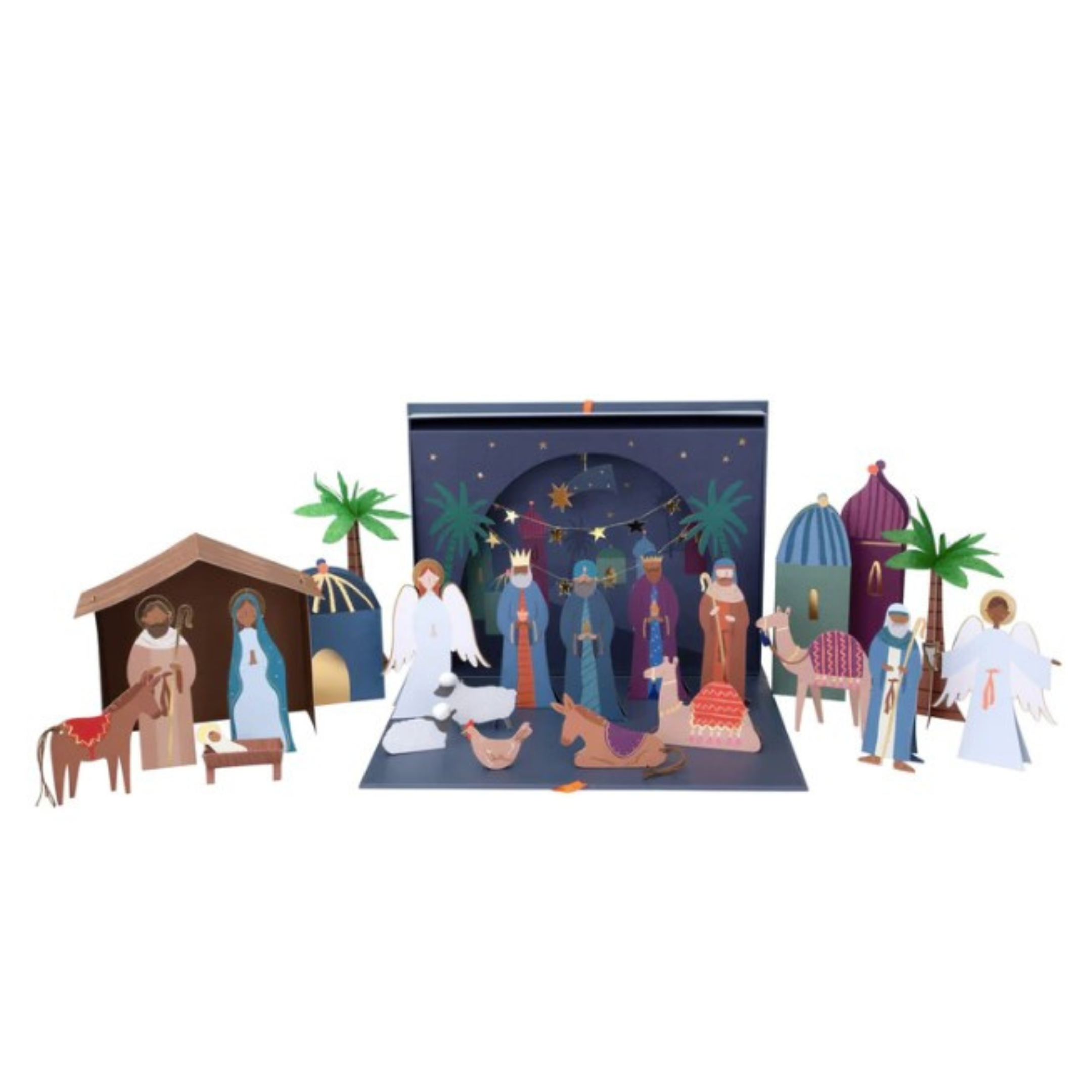 Nativity Paper Craft Advent Calendar – Patet Gifts